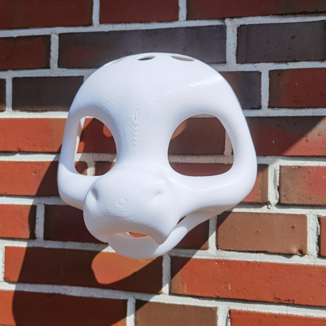Furry Fursuit Head Base Kemono Dragon 3d Print - Etsy