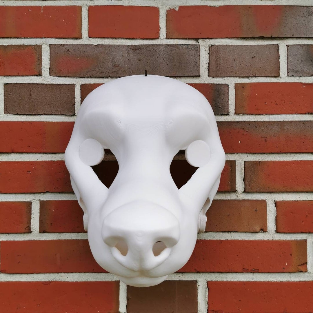 Furry Fursuit Head Base Realistic Wolf Moving Jaw 3d Print Base - Etsy UK