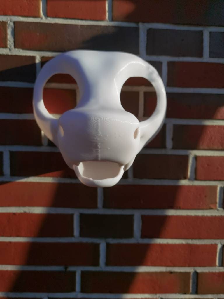Furry Fursuit Head Base Wickerbeast Mit Nasenlöcher Static Jaw - Etsy