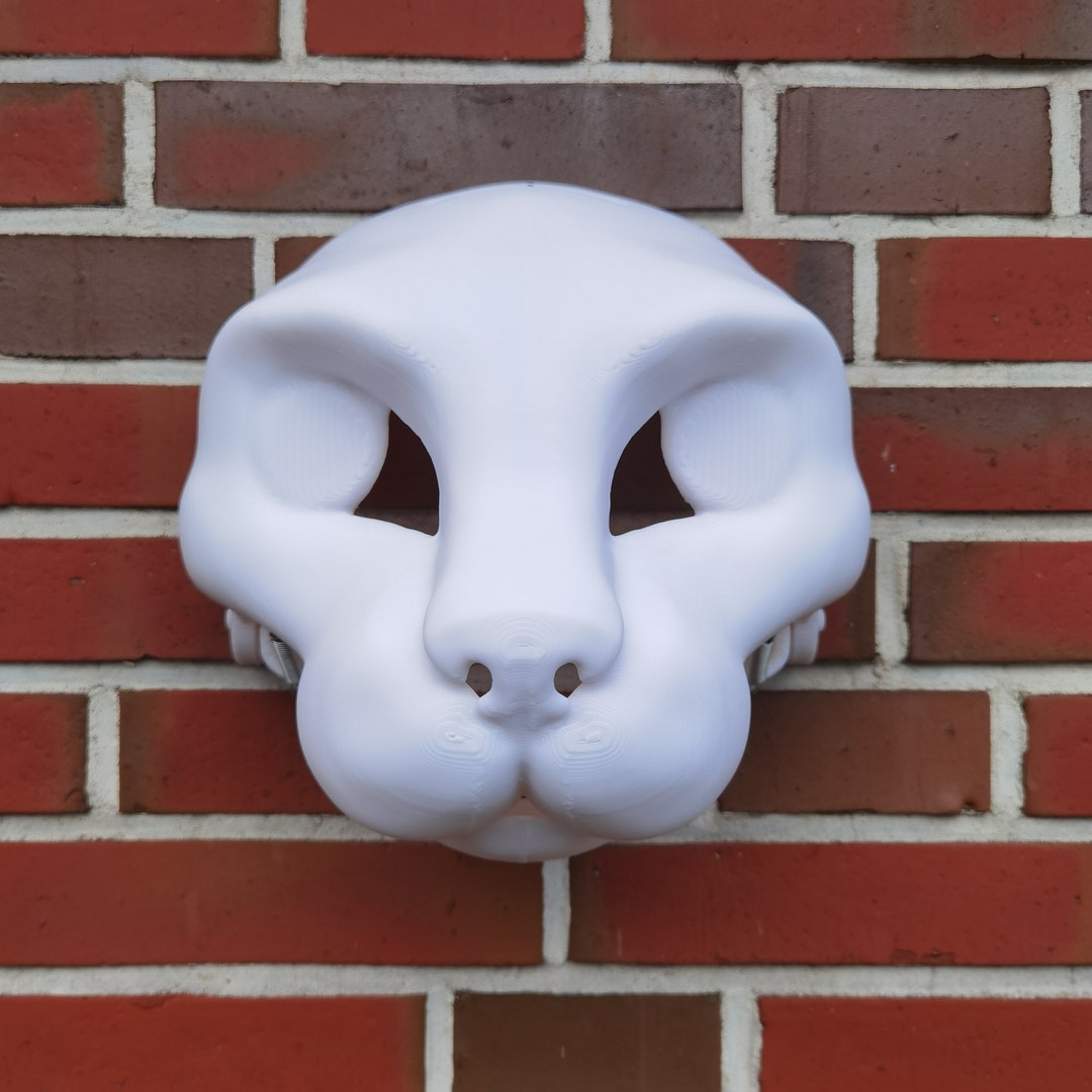 Furry Fursuit Head Base Realistic Cat Base Moving Jaw 3d Print - Etsy UK