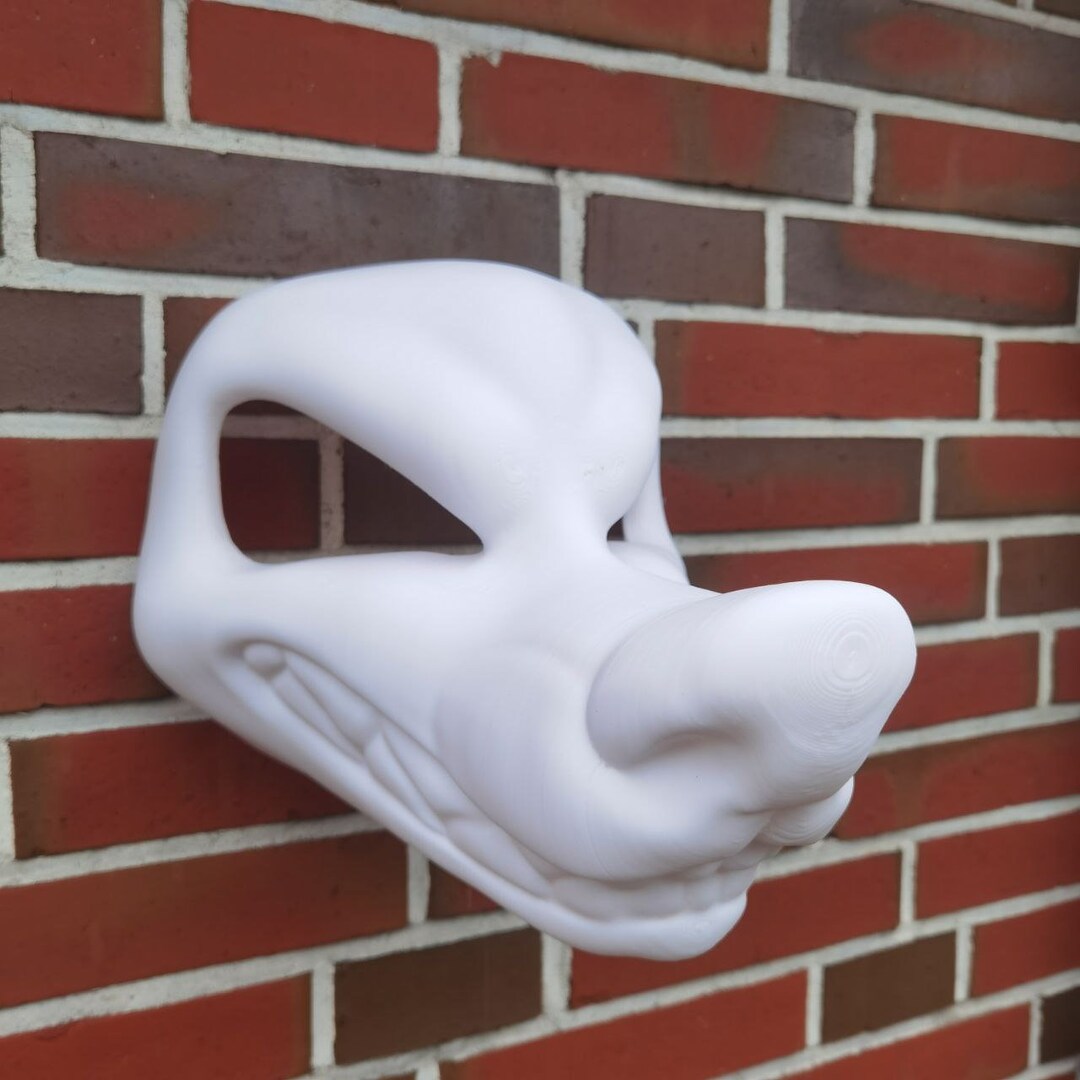 Furry Fursuit Head Base Grumpy Dog Static Base 3d Print - Etsy