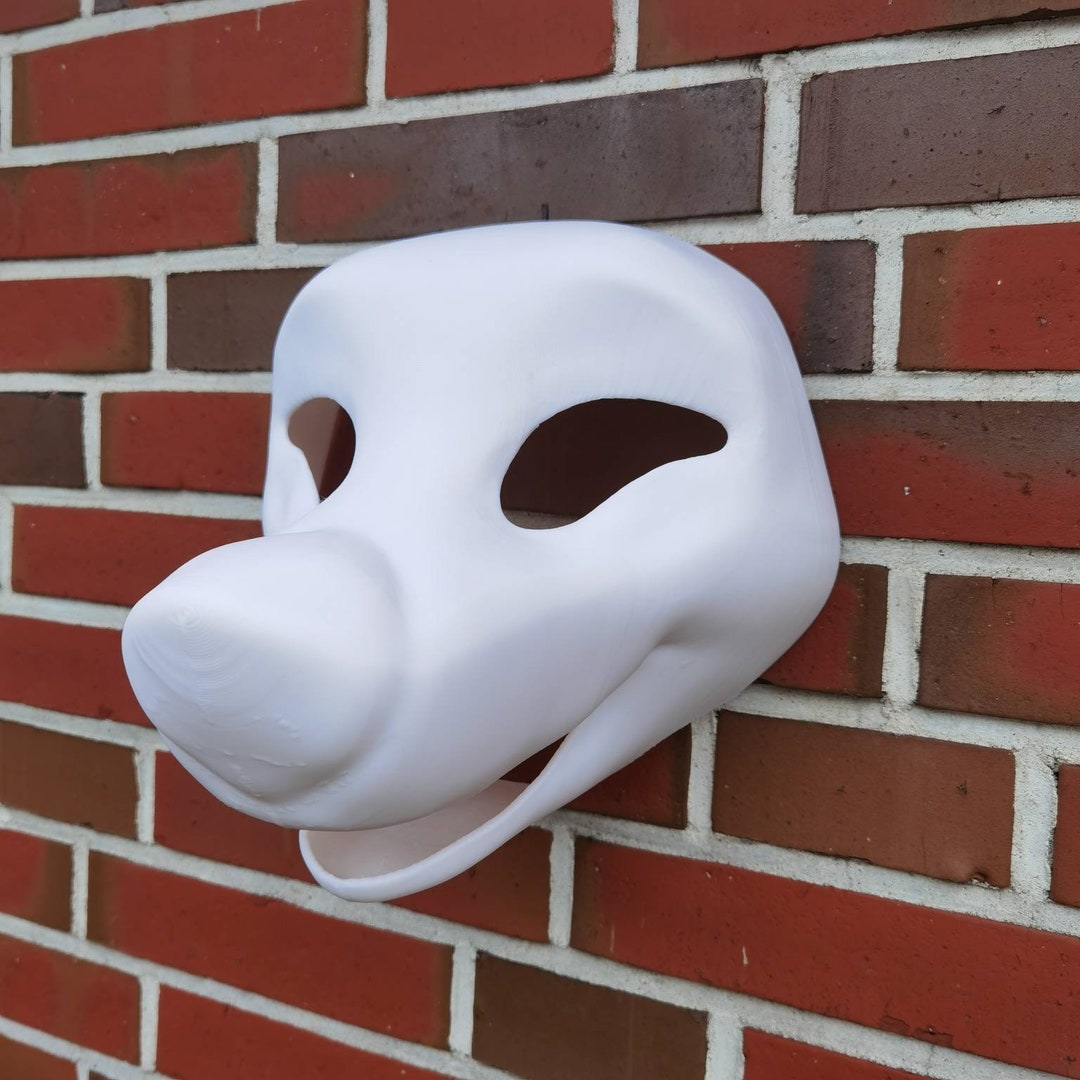 Furry Fursuit Head Base Manokit V2 Static Jaw 3d Print - Etsy