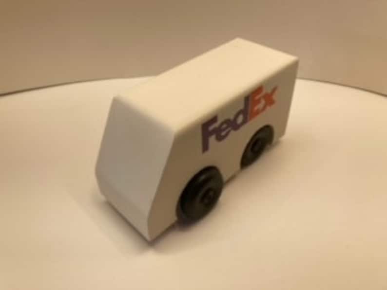 Fedex Delivery Truck Toy for Kids, Imaginative Play, Waldorf Toys 4 ...