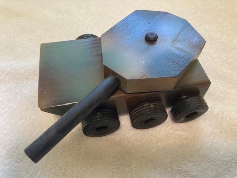 Wooden Tank Toy, Wood Truck Toy for Kids, Military Toy, Imaginative ...