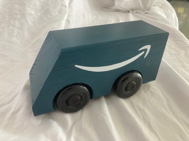 Amazon Delivery Truck Toy for Kids, Imaginative Play, Waldorf Toys 4 ...