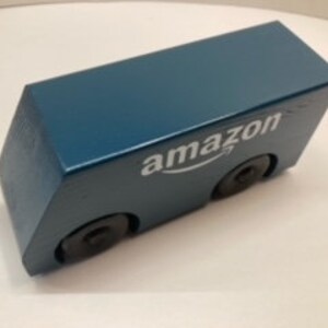 Amazon Delivery Truck Toy for Kids, Imaginative Play, Waldorf Toys 4 ...