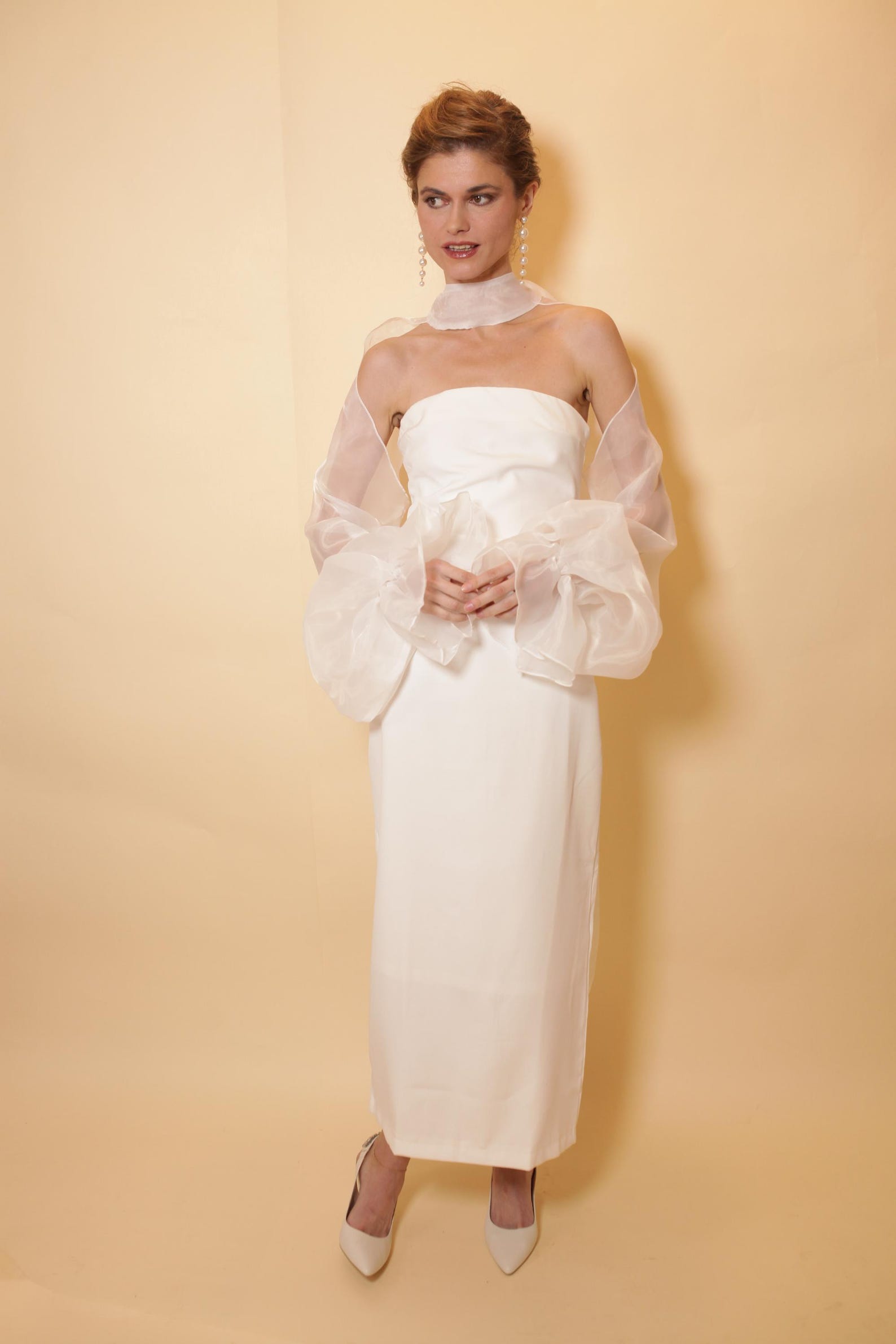 Bridal Shoulders Cover in Soft Organza | Bridal Cover up | Shoulders ...