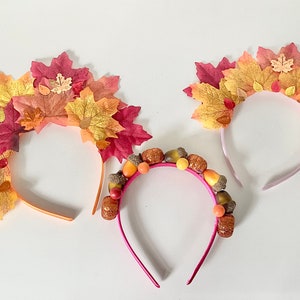 Autumn Leaf Headband, Fall Leaf Hairband, Woodland Headdress, Woodland ...