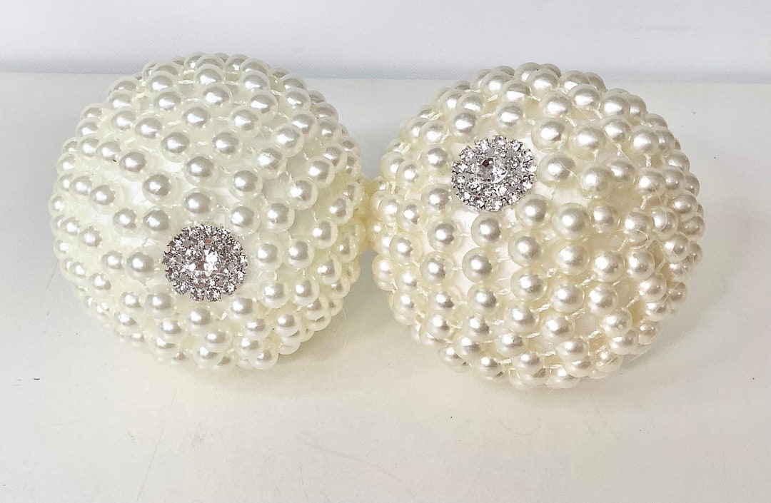Pearl Decor Ball Bowl Filler, Pearl Ornament, Table Decoration, Gift ...