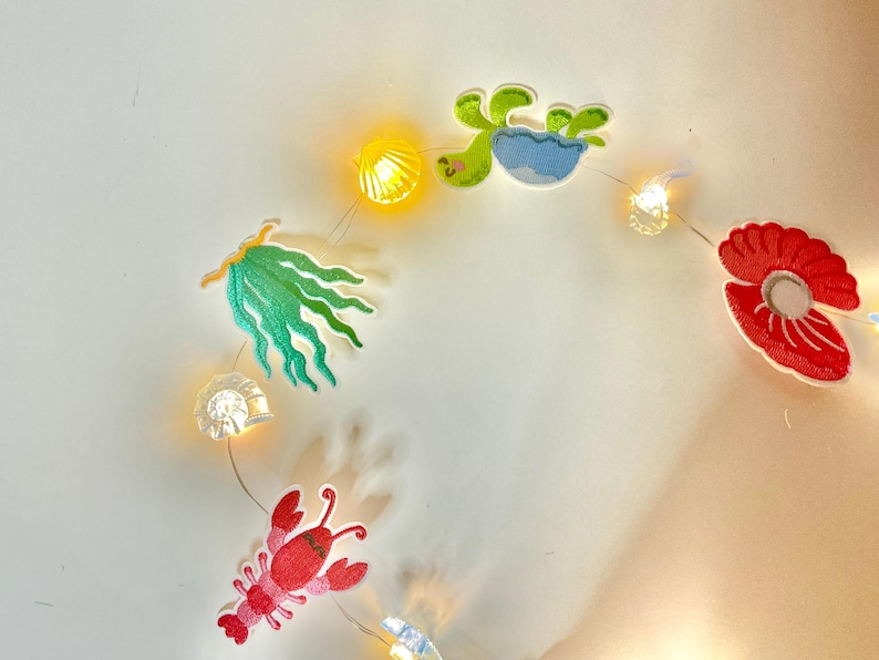 Ocean Life Theme String Lights Decor, Sea Life World, Child Room Decor ...