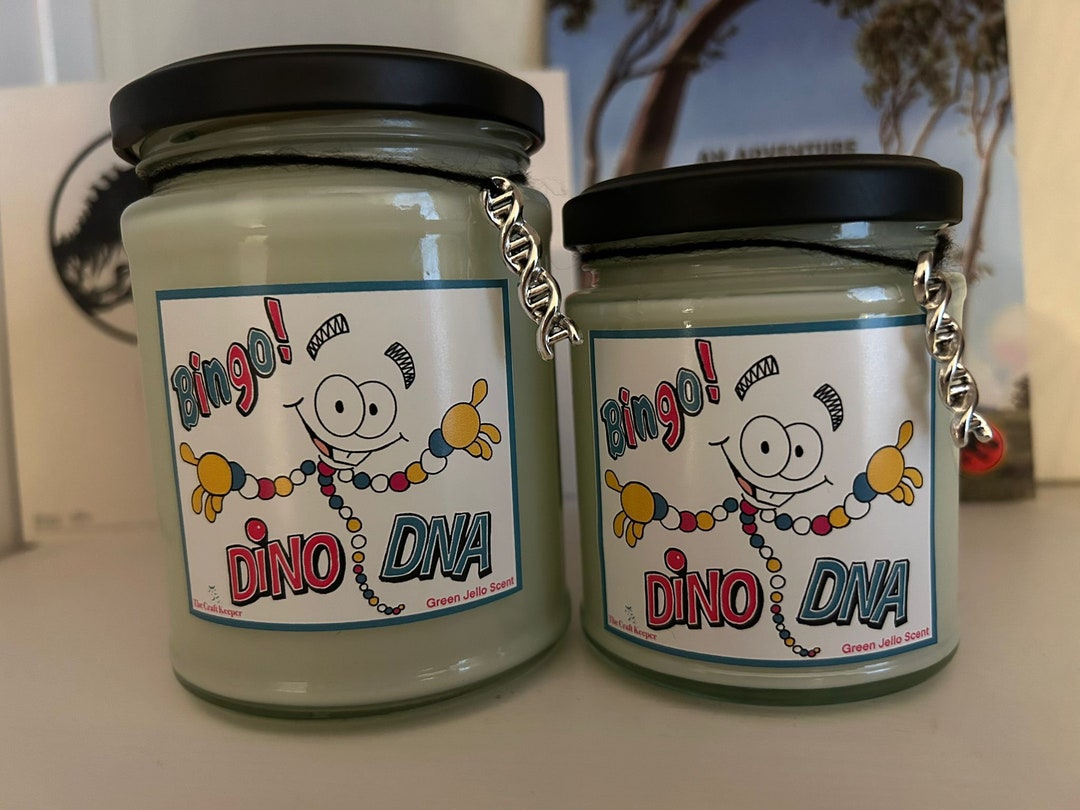 Dino DNA. Jurassic Park Inspired Candle. - Etsy