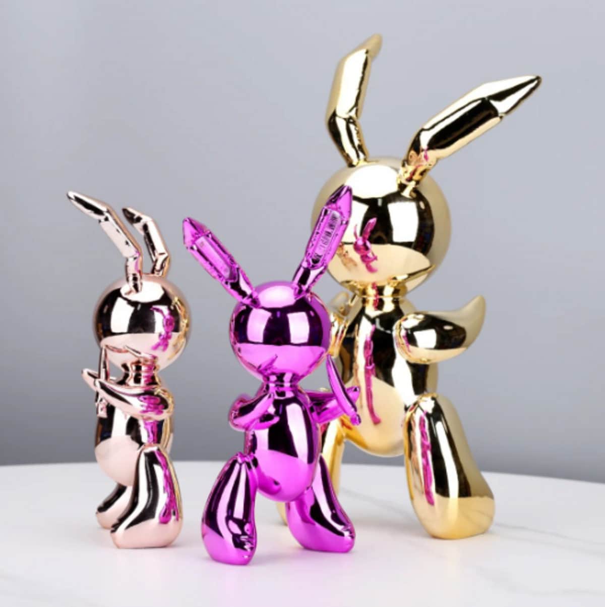 Rabbit Balloon Sculpture Decoration for Home or Garden Handicraft Art ...