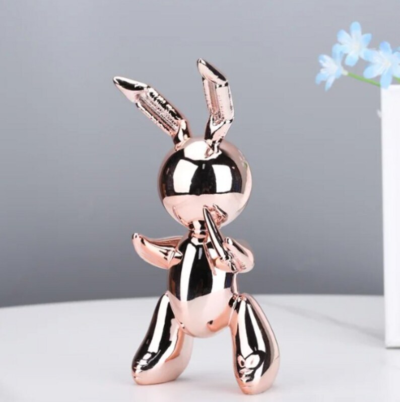 Rabbit Balloon Sculpture Decoration for Home or Garden Handicraft Art ...