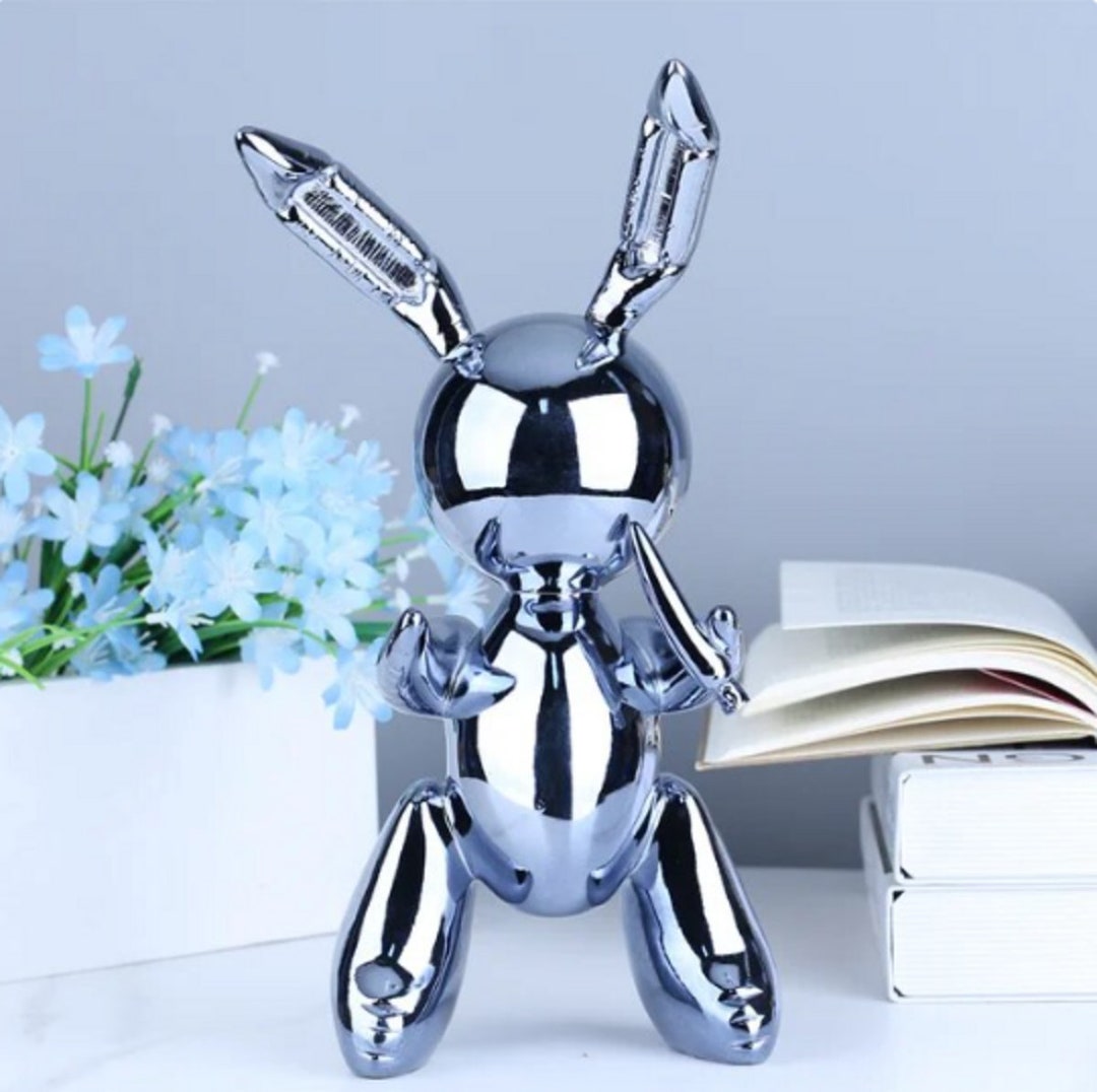 Rabbit Balloon Sculpture Decoration for Home or Garden Handicraft Art ...