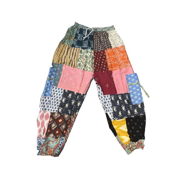 Patchwork Pants - Etsy
