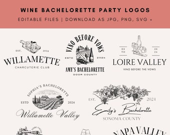 wine logo template