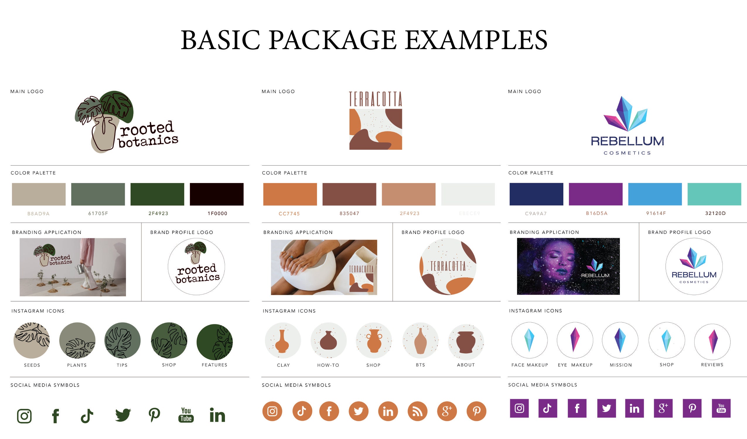 Custom Branding Kit Package With Signature Logos Color - Etsy UK