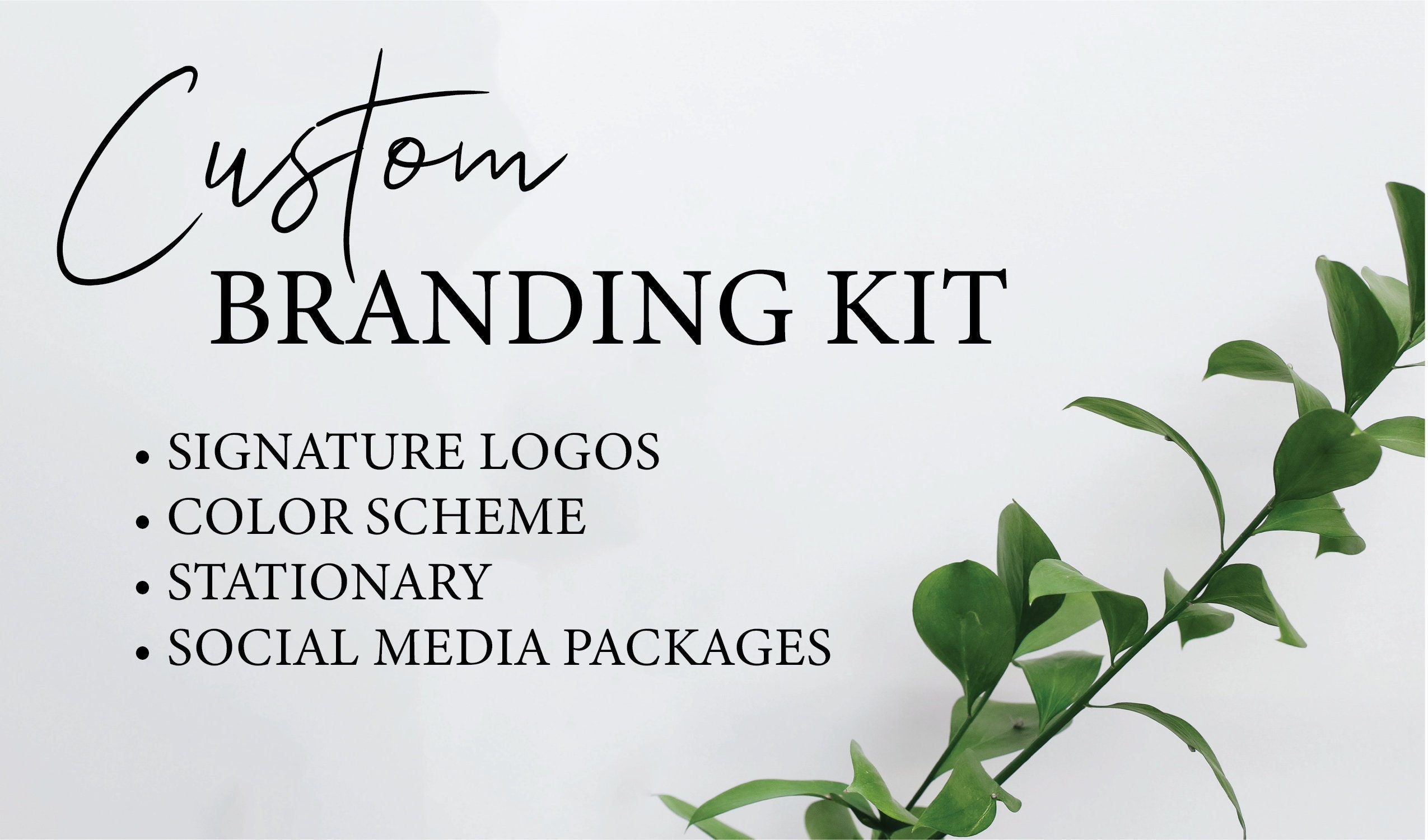 Custom Branding Kit Package With Signature Logos Color - Etsy