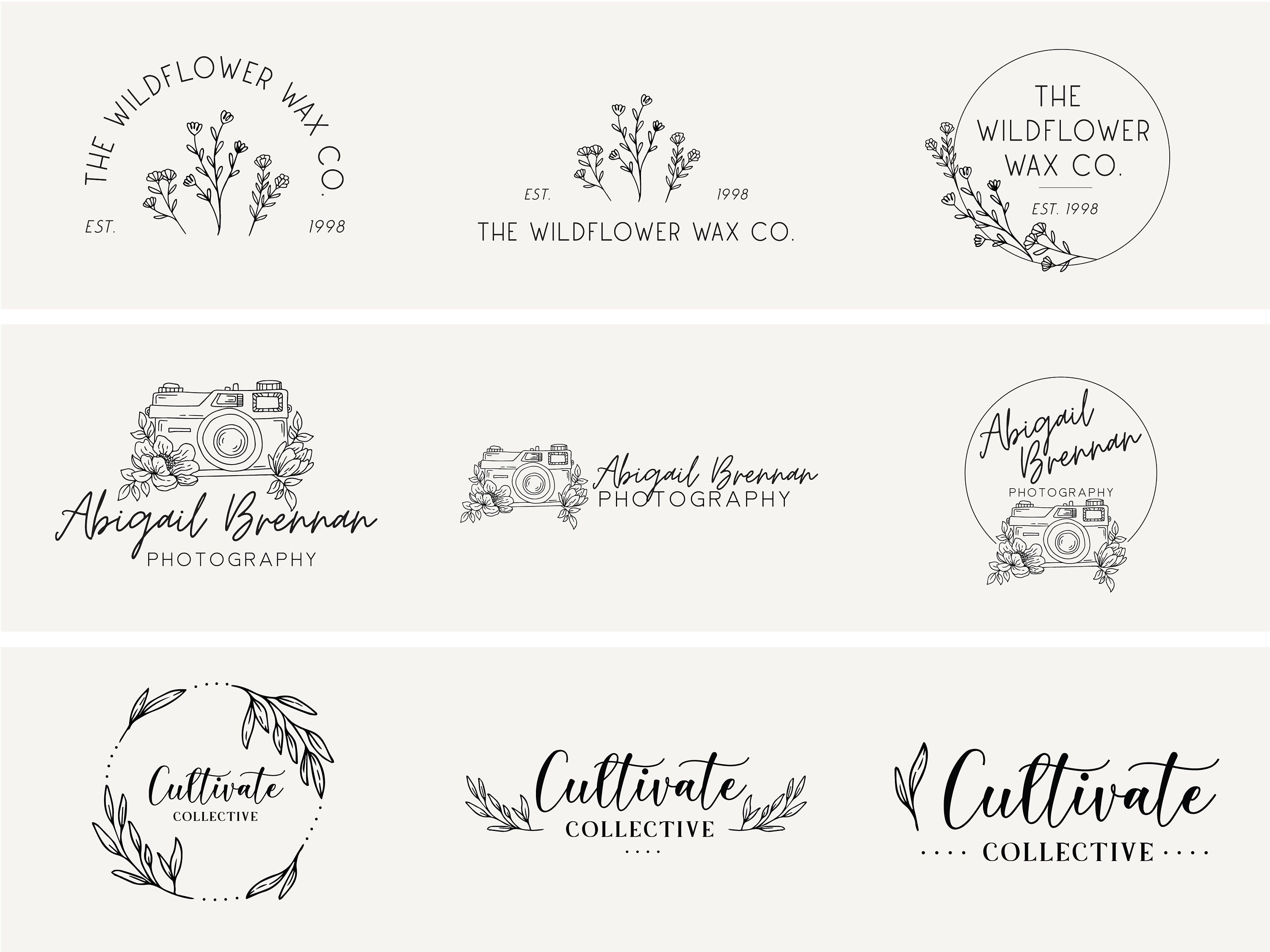 LOGO ADD ON Additional Logo Design for Custom Hand Drawn Line Art Logo ...