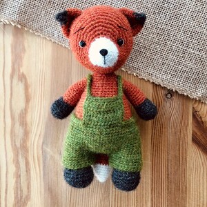 PDF Fox Alex Amigurumi Pattern - Etsy