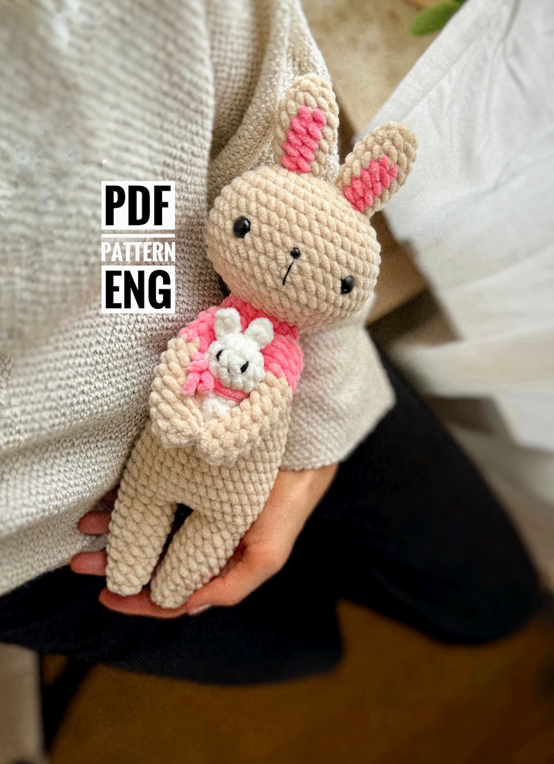 PDF Crochet Bunny Amigurumi Pattern - Etsy