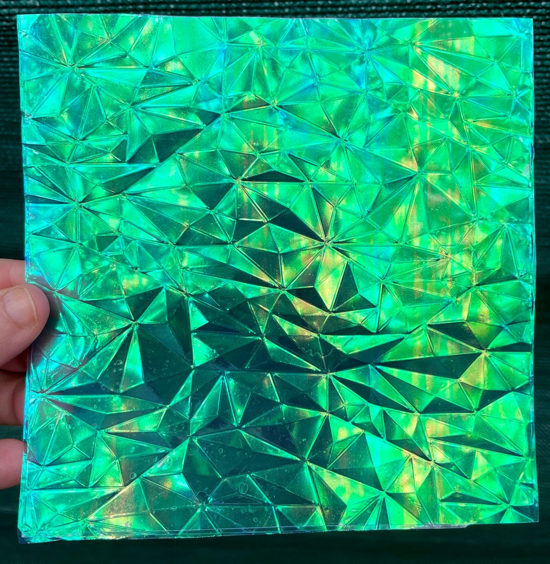Fantasy Film, Textured Dichroic Inlay, Rigid Rainbow Paper for ...