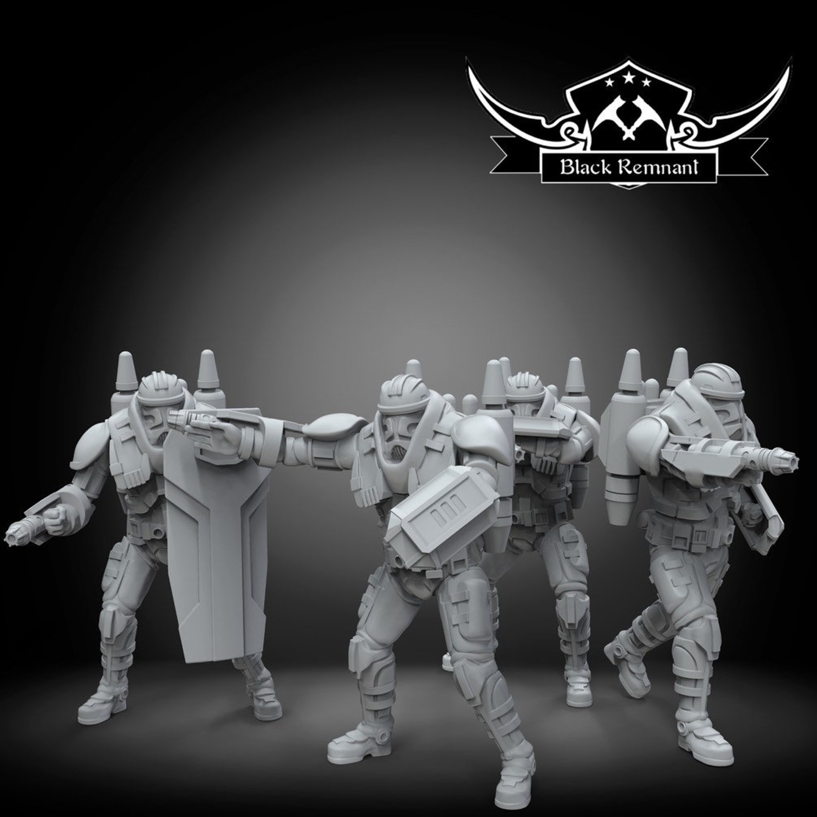 Star Wars Legion 3d Custom Miniatures Imperial Blaze Troopers | Etsy