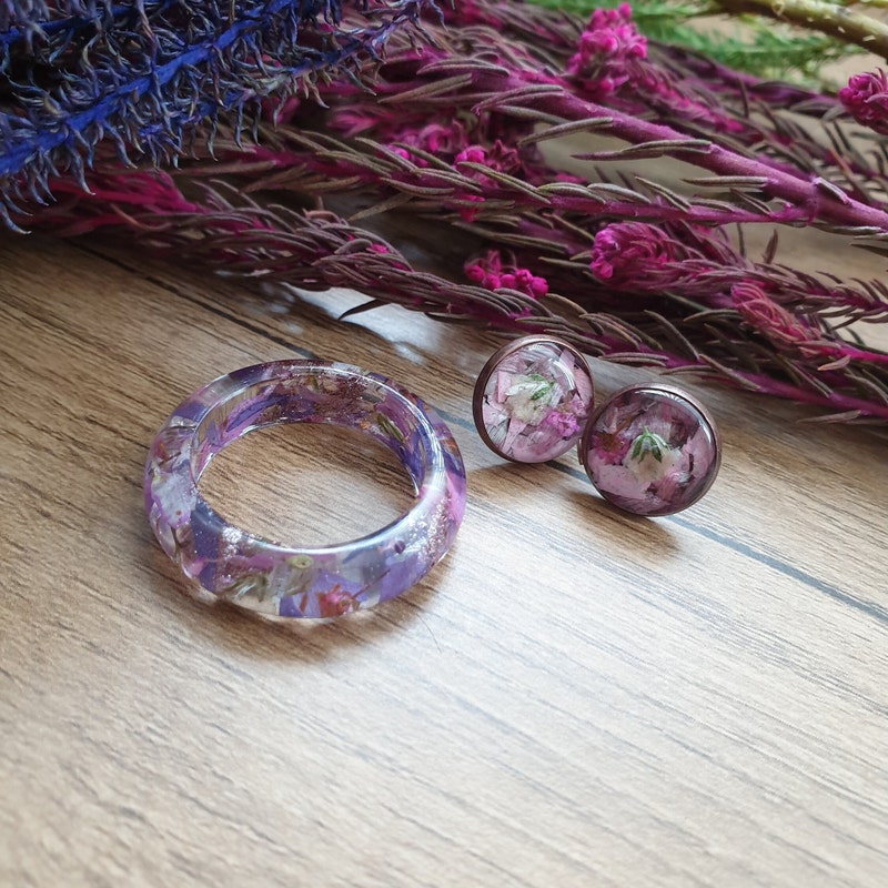 Real Flower Ring - Etsy