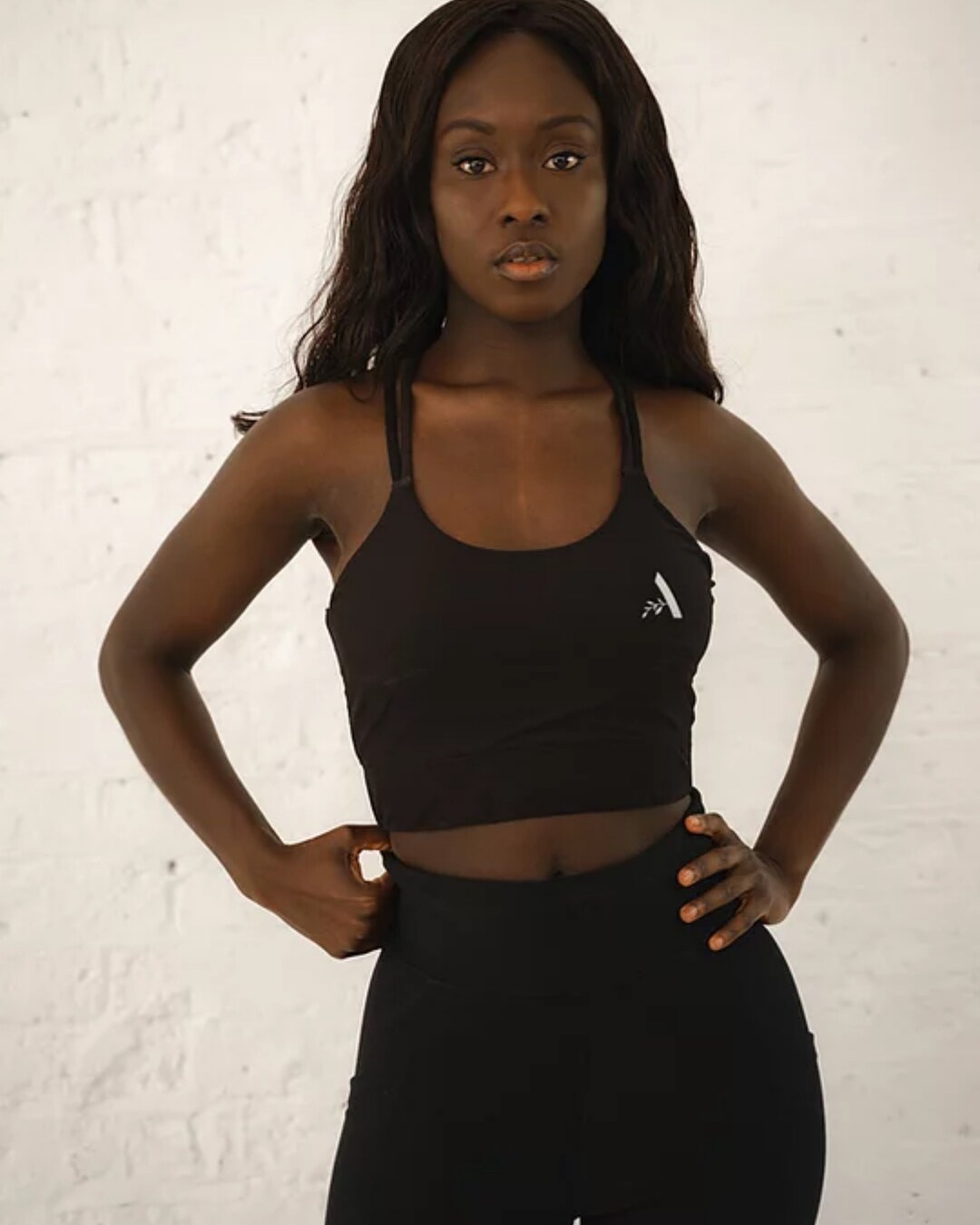Recycled Activewear Criss-cross Sports Bra, Black, Sustainable Gym Yoga ...