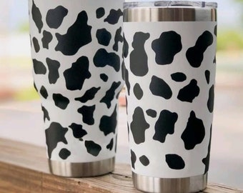 Cow Print Yeti Tumbler - Etsy