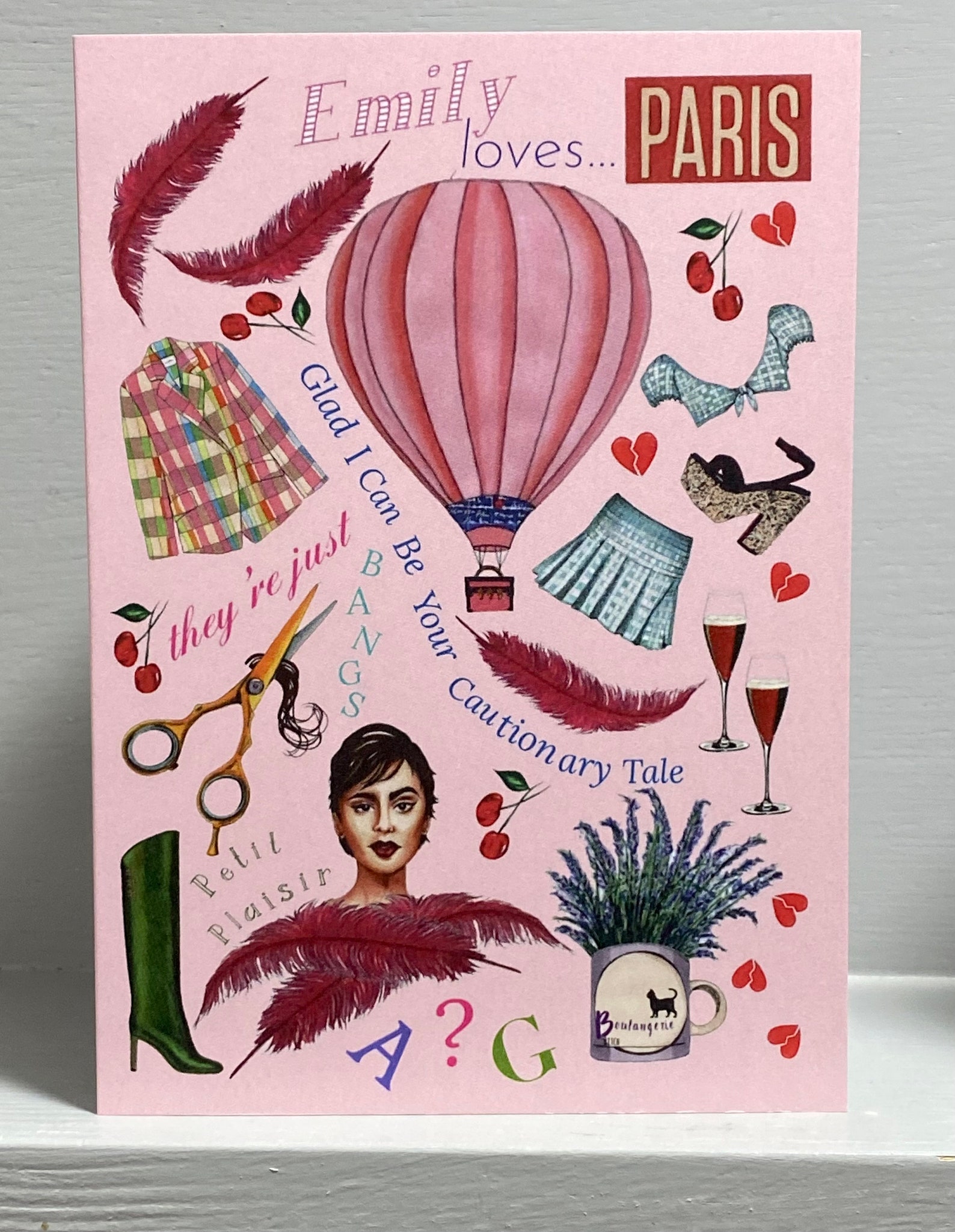 Emily in Paris Card , Emily in Paris Birthday Card, Greetings Card ...