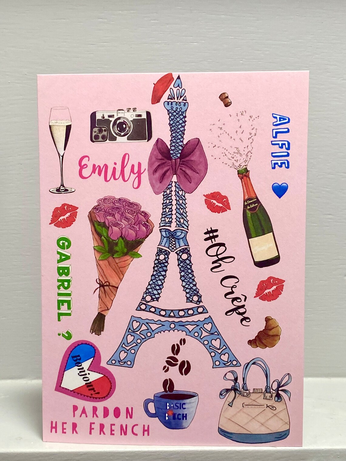 Emily in Paris Card , Emily in Paris Birthday Card, Greetings Card ...