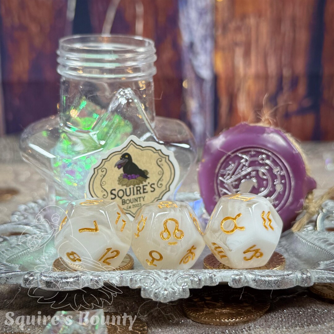 Star Potion Bottle Astrology Divination Dice - Nephele - Etsy