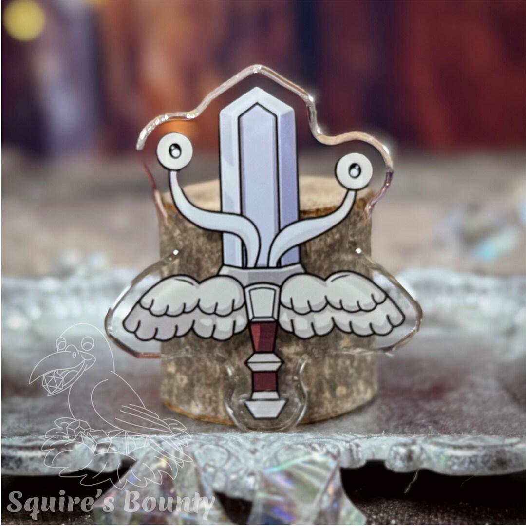 Kensuke Mollusk Sword Rounded Acrylic Pin 2” - Etsy