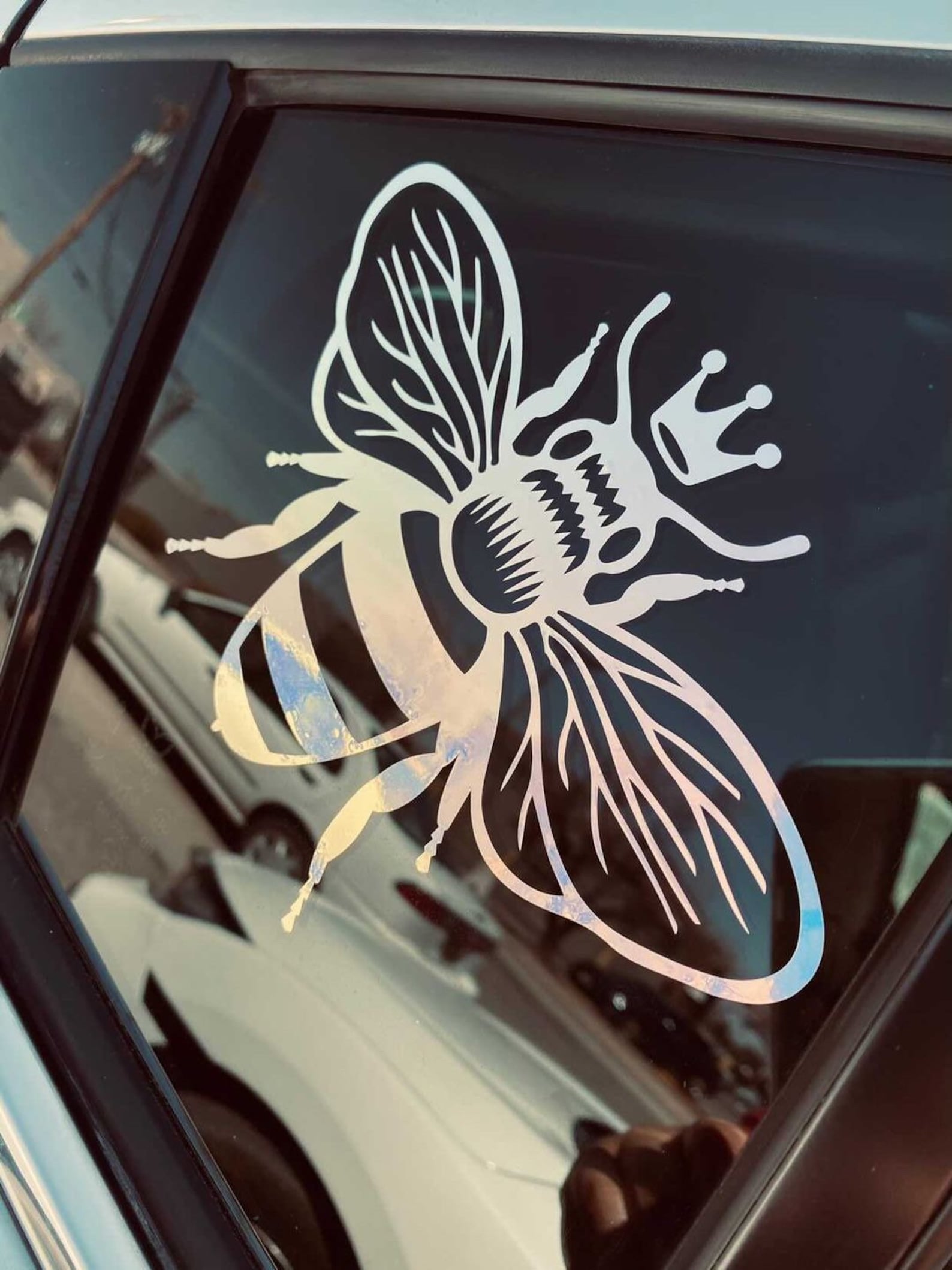 Queen Bee Car Decal|car Decal|bee Car Decal|car Decals|bee - Etsy
