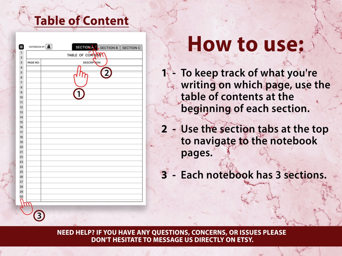 Supernote Notebook Template, Supernote A5X/A6X, Supernote Template ...