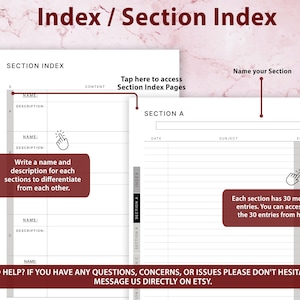 Supernote A5x & A6x Meeting Template, Hyperlinked, Instant Download ...
