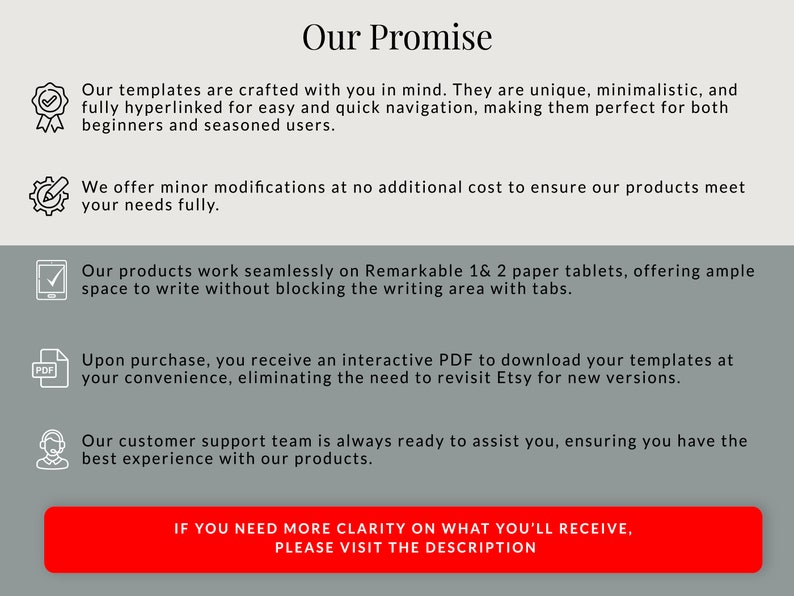 Daily Planner Template for Remarkable 2 Eink Tablet, 2025, 2026 ...