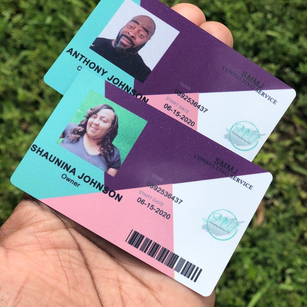 Sublimation Id Cards - Etsy