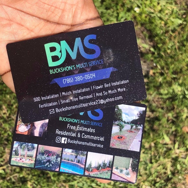 Sublimation Metal Business Cards - Etsy