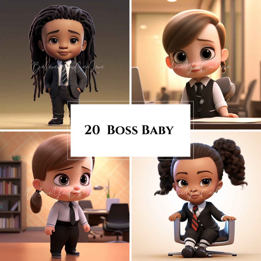 Boss Baby Girl Clipart, Boss Baby Girl PNG, Boss Baby Girl Birthday ...