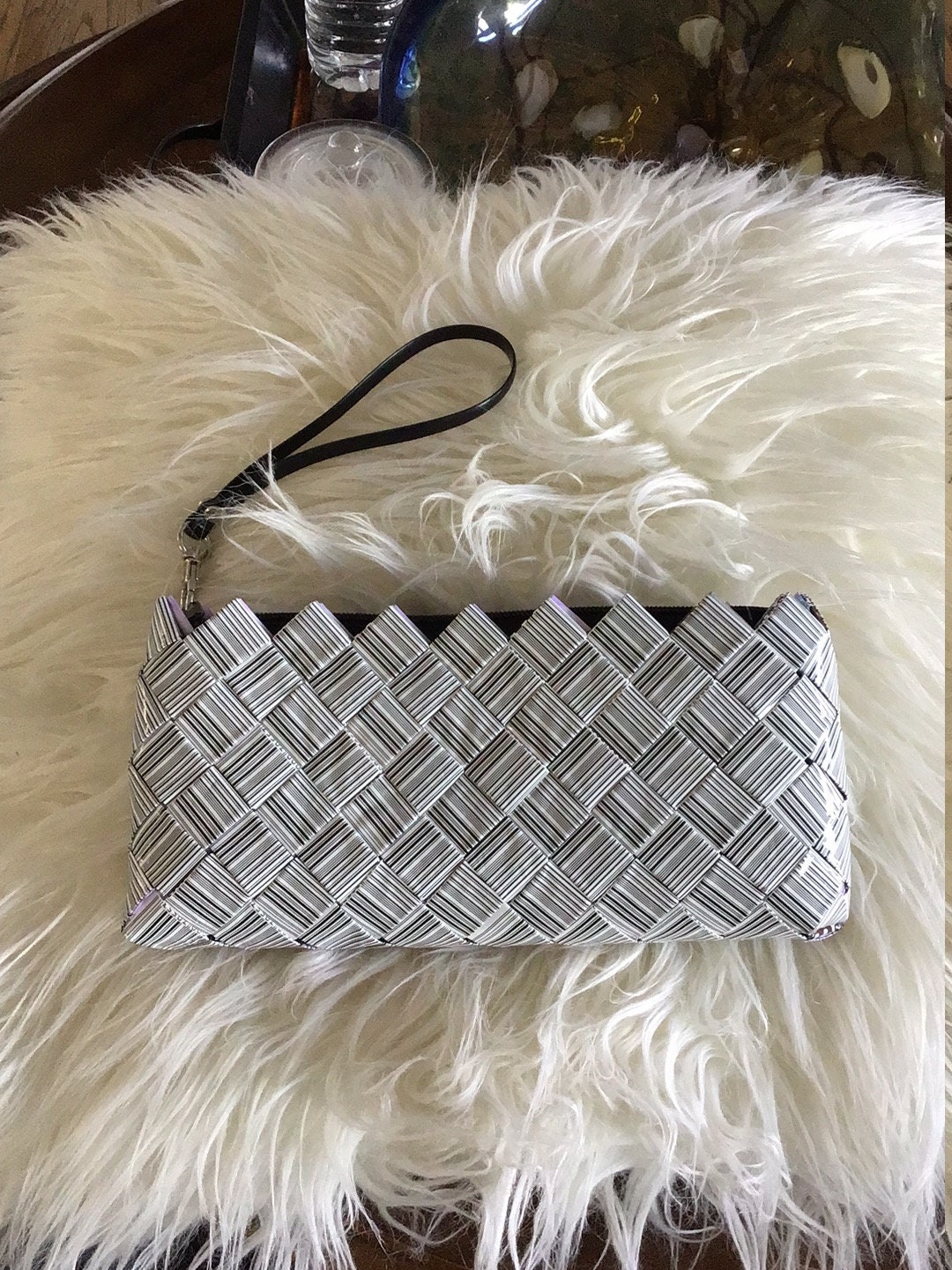Black and White/m&m Purse - Etsy