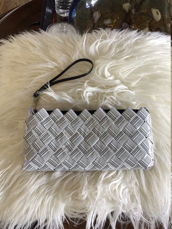 Black and White/m&m Purse - Etsy