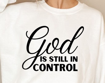 God is in Control Svg - Etsy