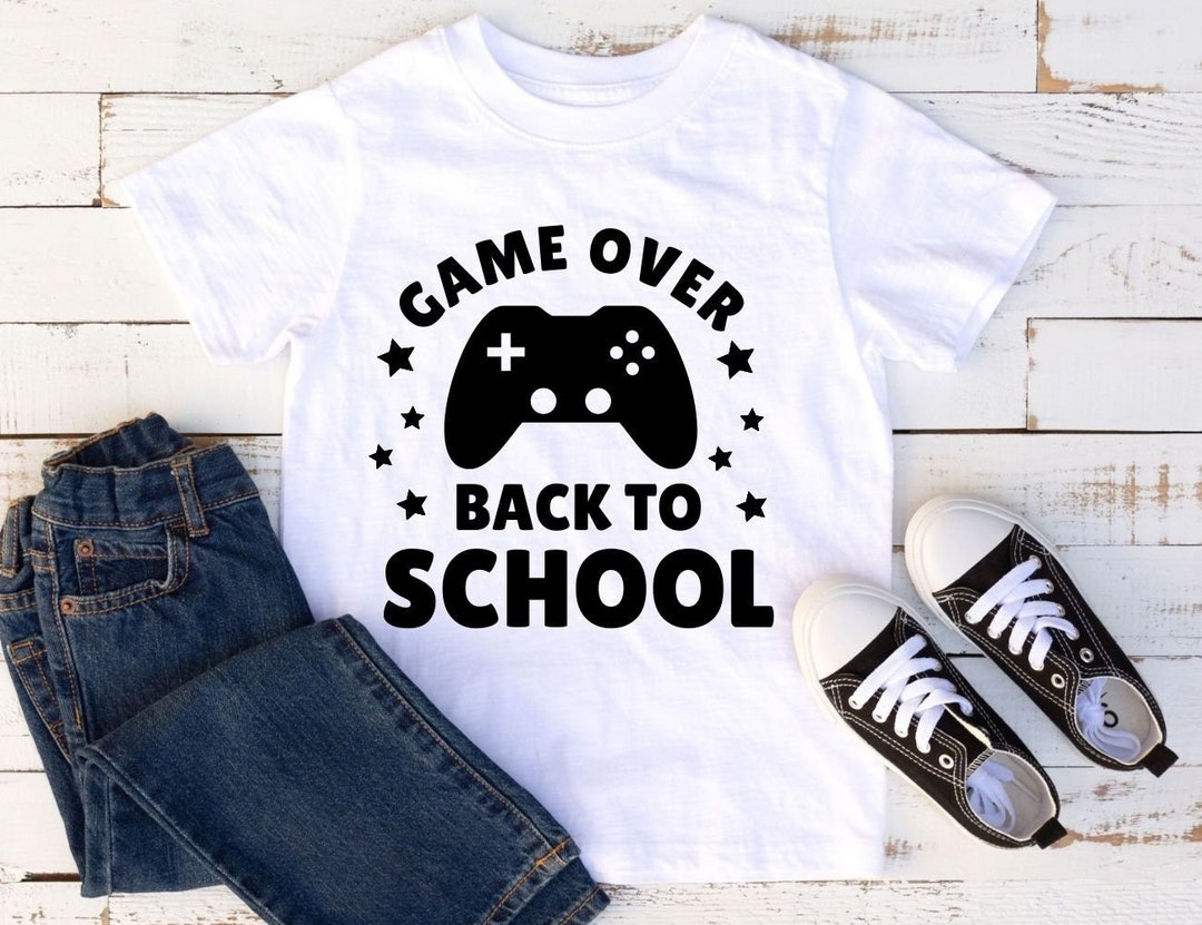 Game Over Back to School SVG: Teacher Cut File (digital Download) - Etsy