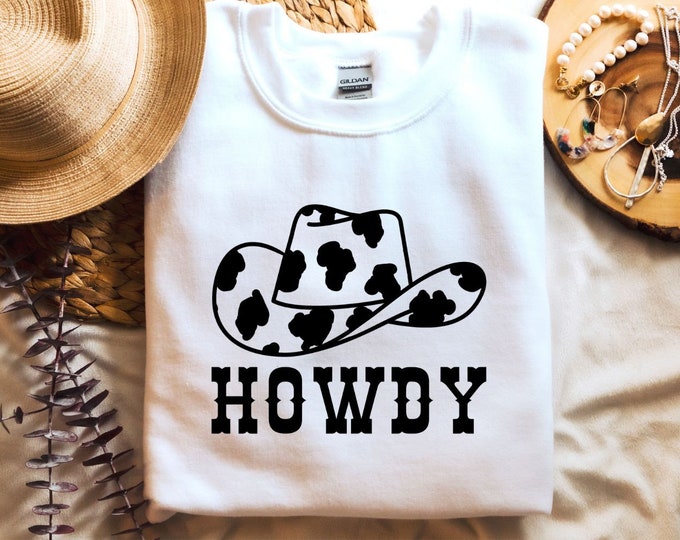 Howdy Cow Skull Svg Cut File Png Sublimation Design, Western Shirt Svg ...