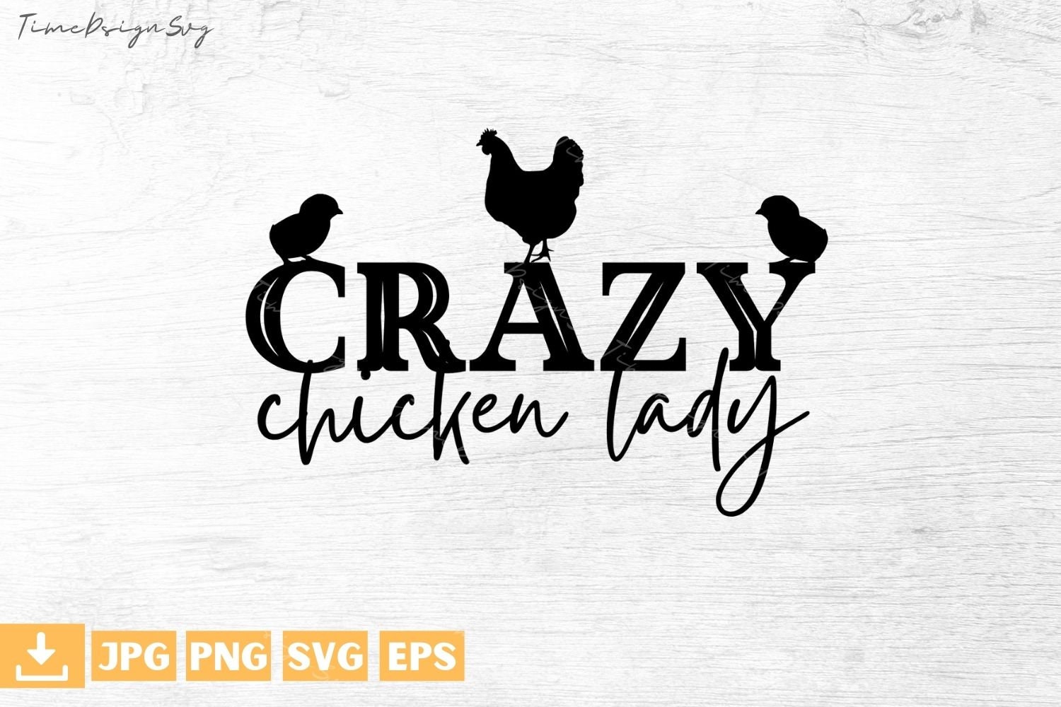 Crazy Chicken Lady Svgchicken Svg Farm Svgchicken Life Svg - Etsy