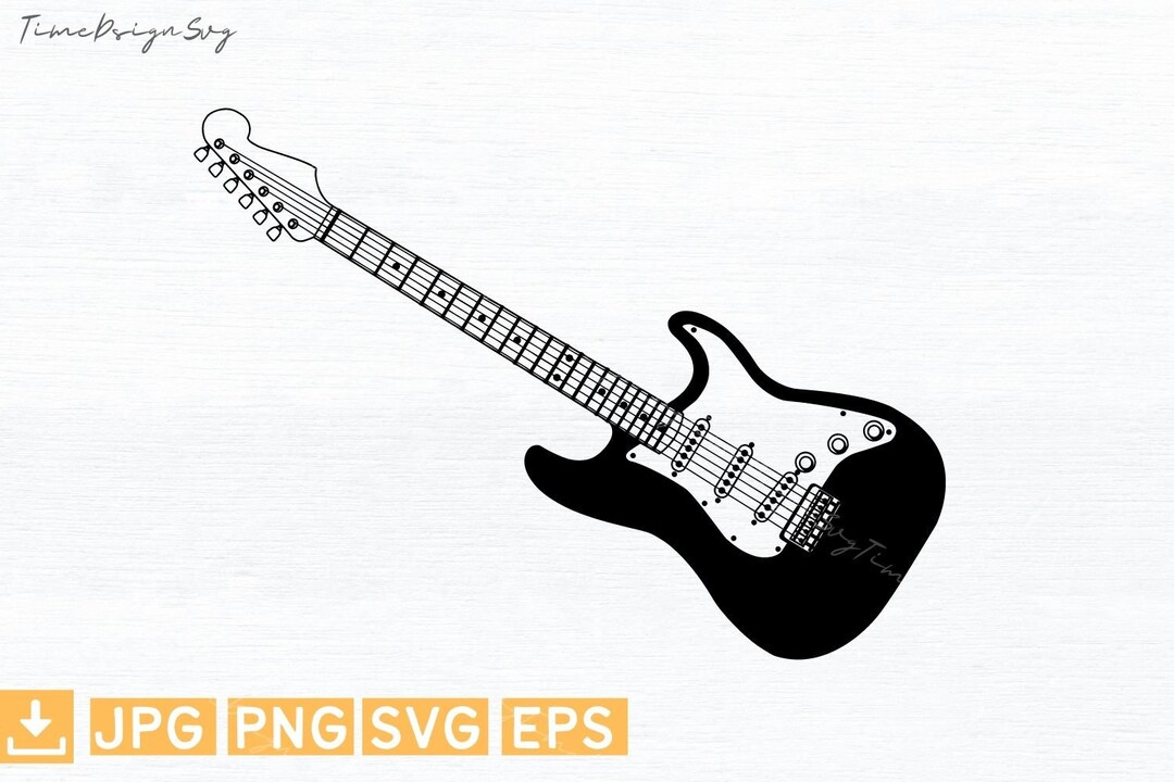 Electric Guitar Svg,guitar Svg,music Svg,music Guitar Svg,cut Files ...