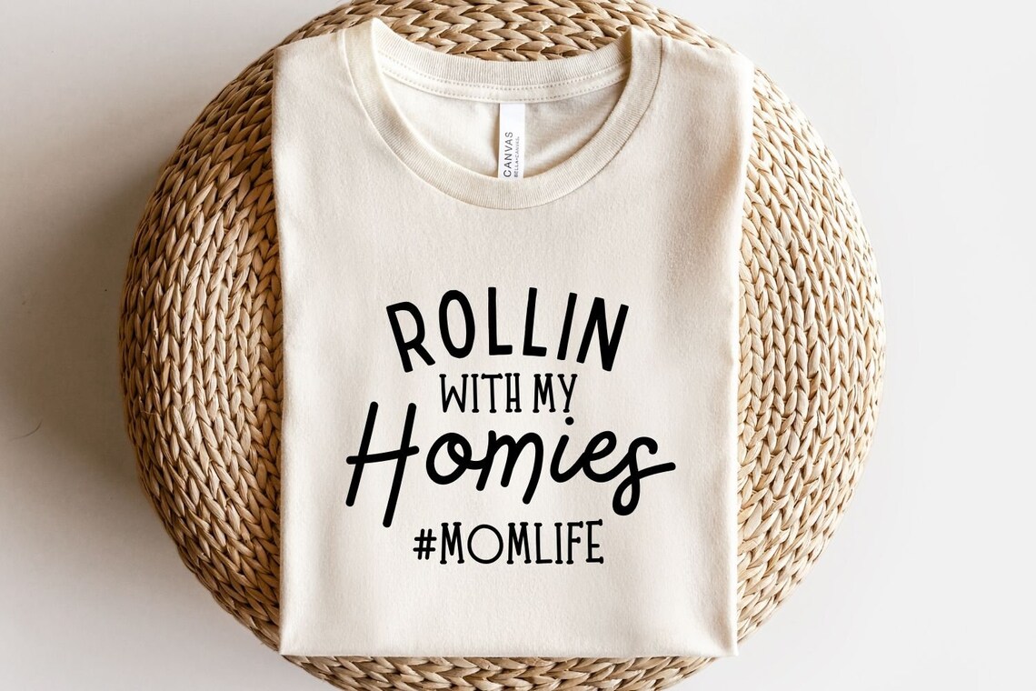 Rollin With My Homies Mom Svgmom Svgmother's Day - Etsy