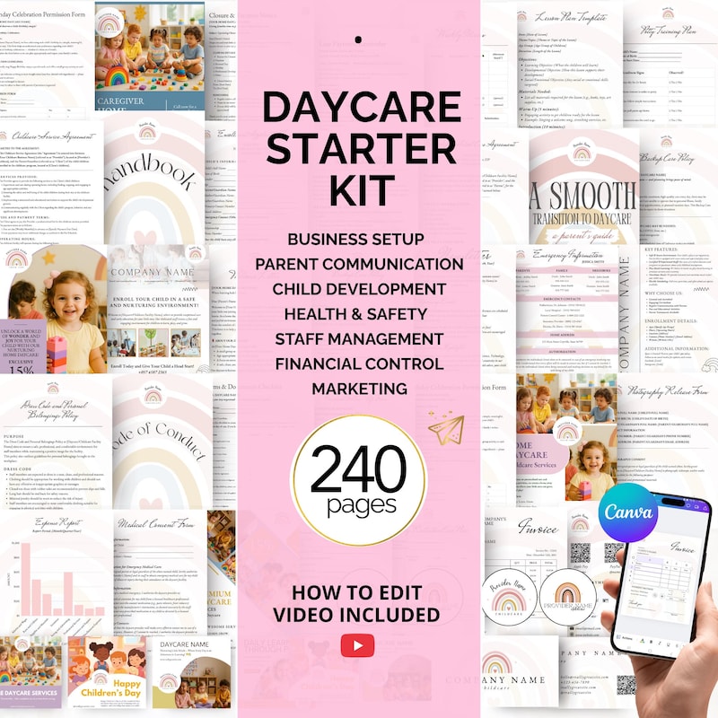 Home Daycare Forms - Etsy